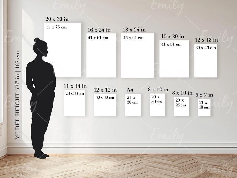 Wall Art Size Guide, Frame Size Guide, Print Size Guide, Comparison ...