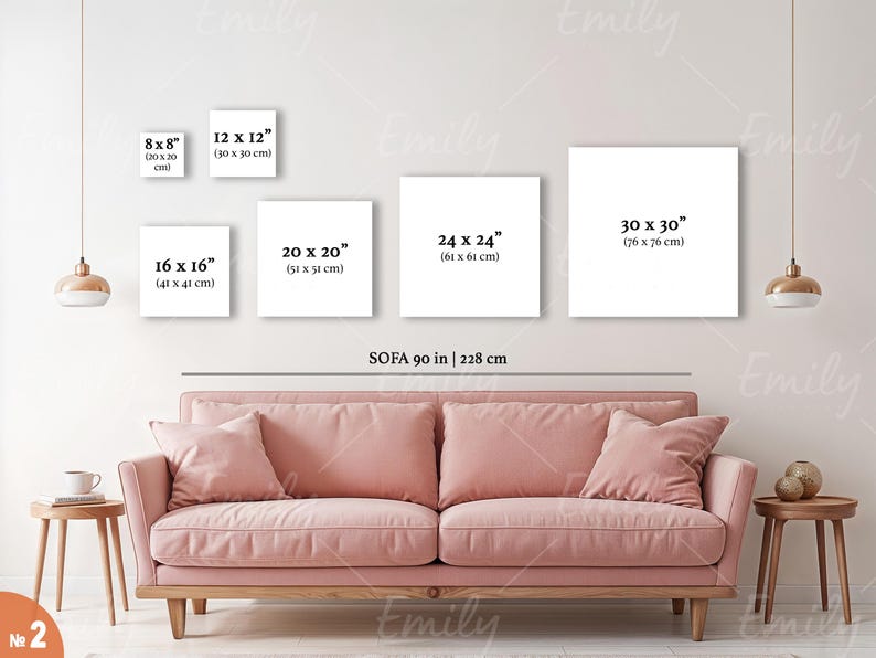 Etsy Seller Size Guide, Wall Art Dimensions Chart (JPG) - Etsy