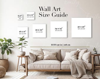 Etsy Seller Size Guide, Wall Art Dimensions Chart, Print Size Guide ...