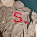 Custom Hand Stitched Hoodie - Etsy