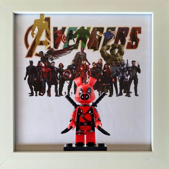 Superhero Minifig Deadpool Pig deadpool - Etsy