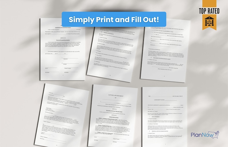 Custom Revocable Living Trust Kit for Individuals - DIY Revocable Trust ...