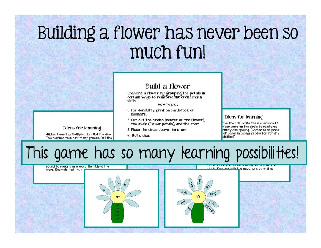 Build a Flower - Etsy