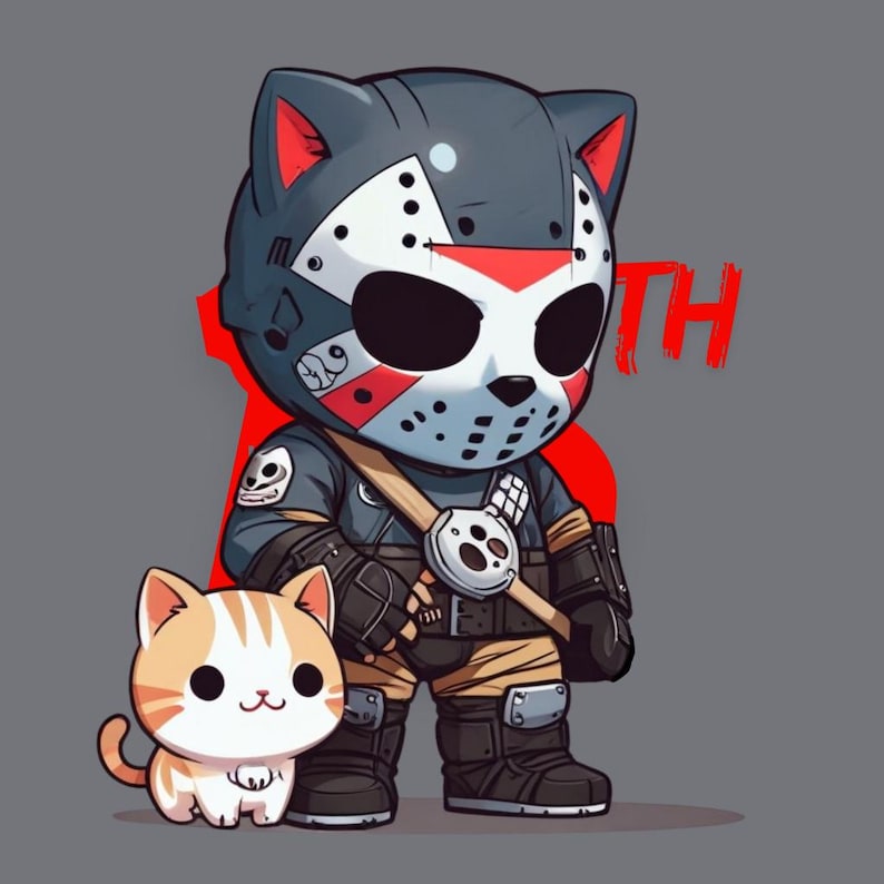 10 Chibi Jason PNG - Horror Chibi Cliparts – High Resolution Digital ...
