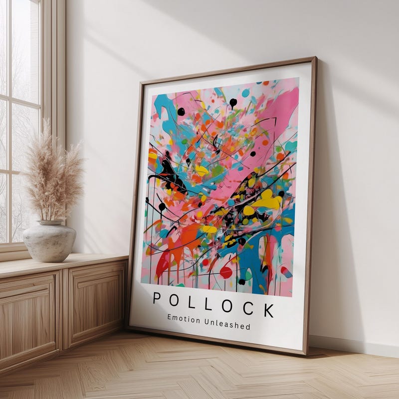 Jackson Pollock Art - Etsy