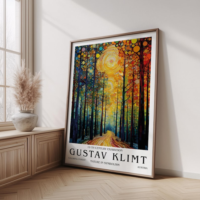 Gustav Klimt Print, Klimt Museum Poster, Gustav Klimt Poster, Klimt ...