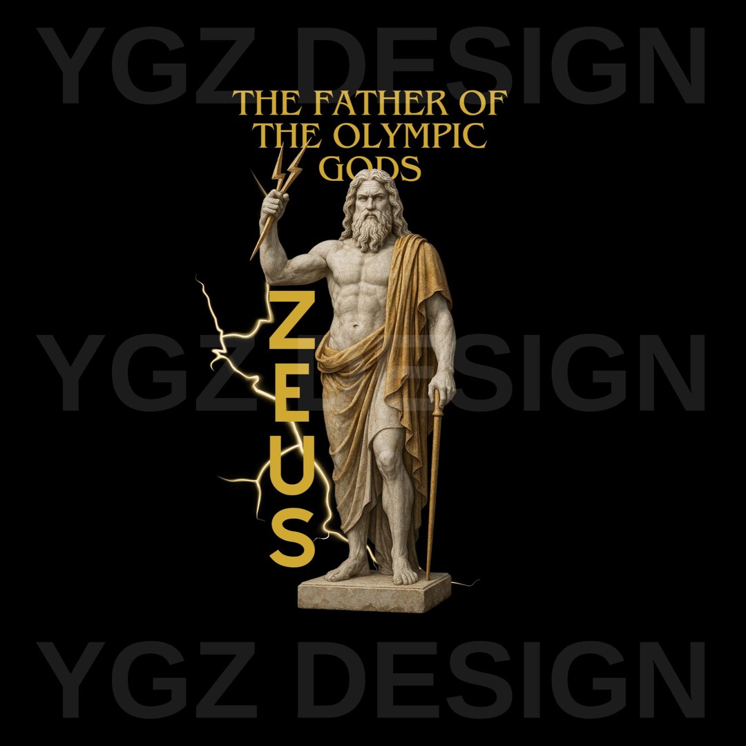 Zeus SVG Design, Zeus Portrait Design, Zeus T-shirt Design, Greek God ...