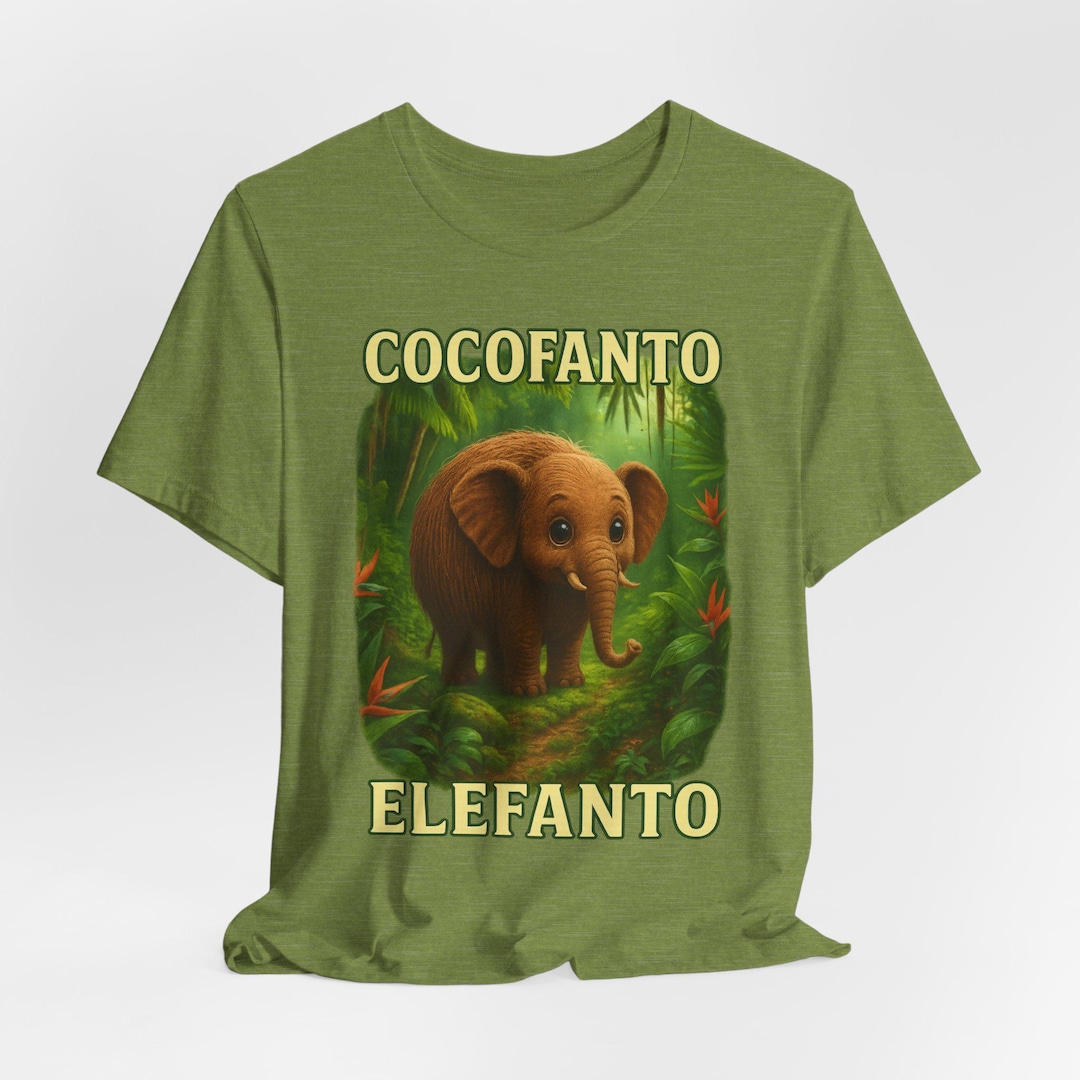 Cocofanto Elefanto Tee - Adorable Elephant Graphic Tee for Kids ...