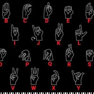 AMERICAN SIGN LANGUAGE Svg, American Sign Language Font, American Sign ...