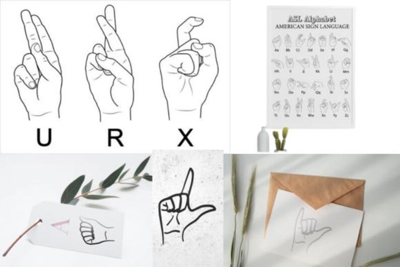 AMERICAN SIGN LANGUAGE Svg, American Sign Language Font, American Sign ...