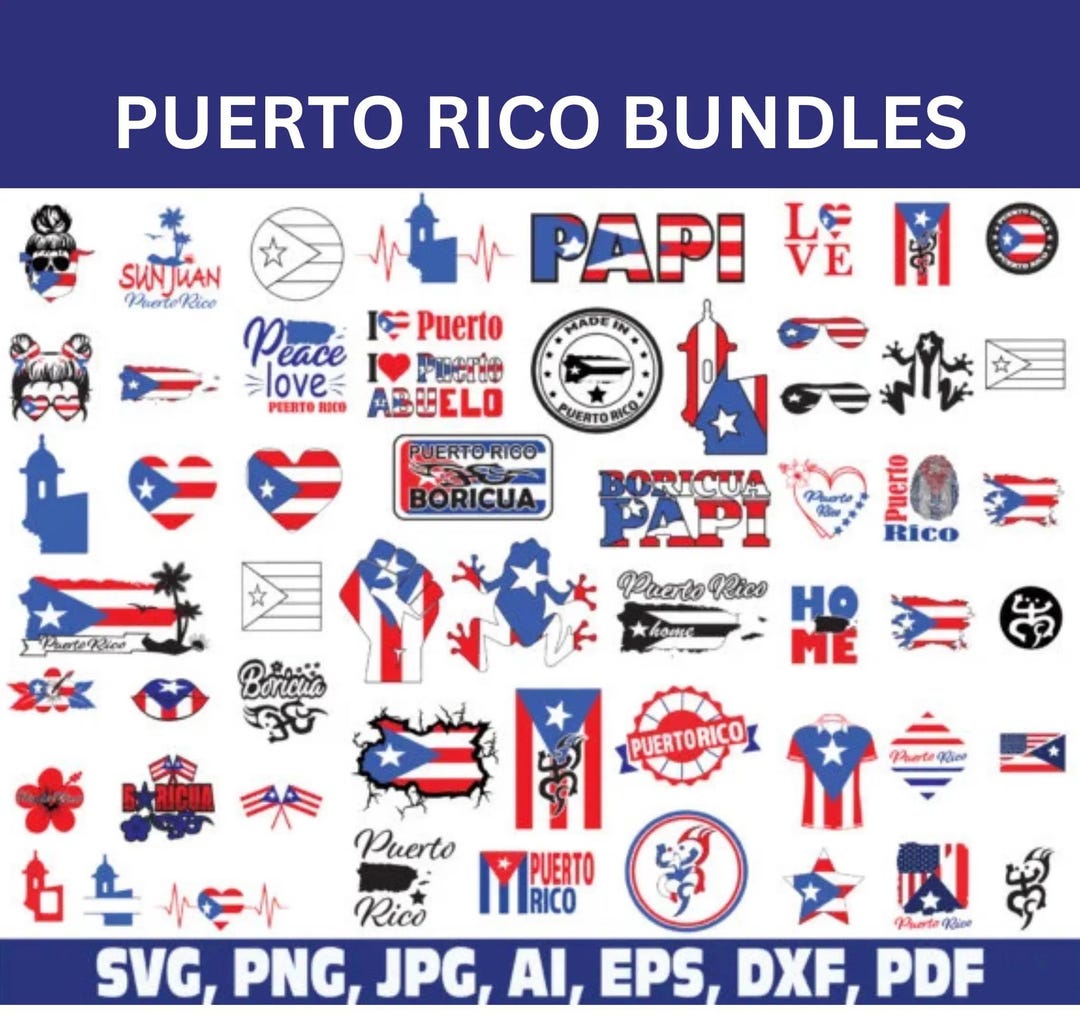 Puerto Rico Svg, Puerto Rico Flag Svg, Puerto Rico Flag, Puerto Rican ...