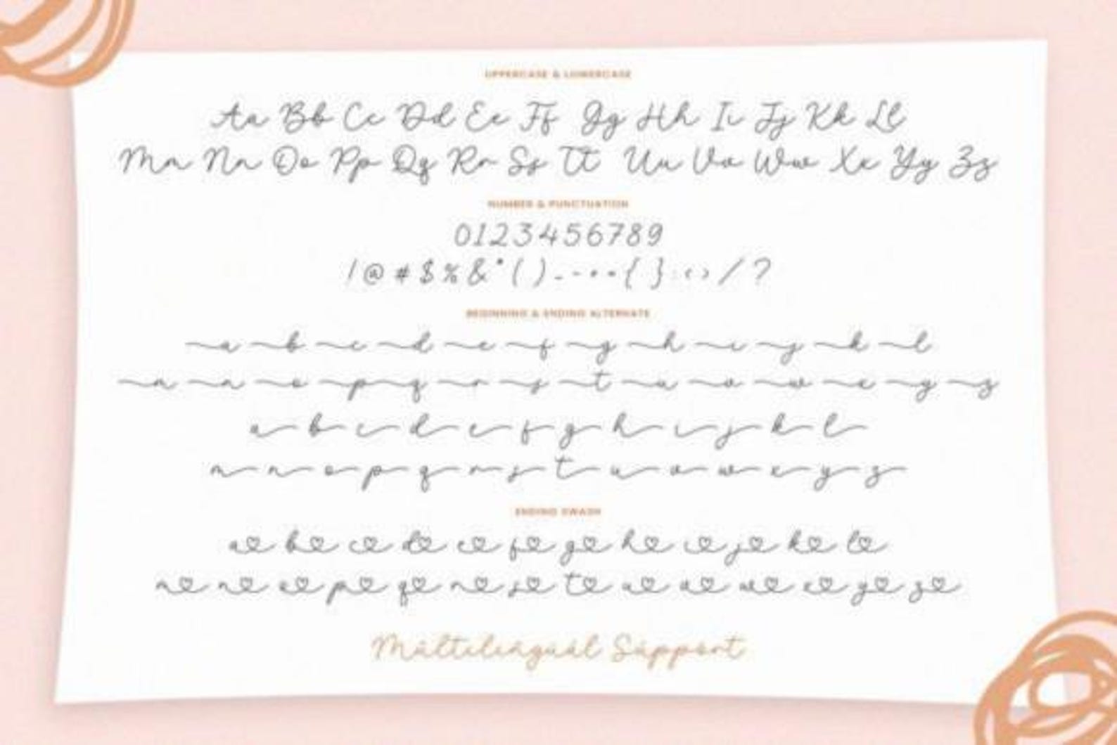 Love Story Font Tail, Beautiful Font With Heart Between, Wedding Font ...