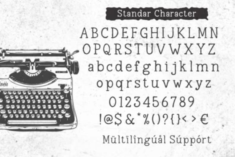 Vintage Font Bundle Svg and TTF, Distressed Alphabet Svg, Vintage Font ...
