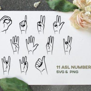 AMERICAN SIGN LANGUAGE Svg, American Sign Language Font, American Sign ...