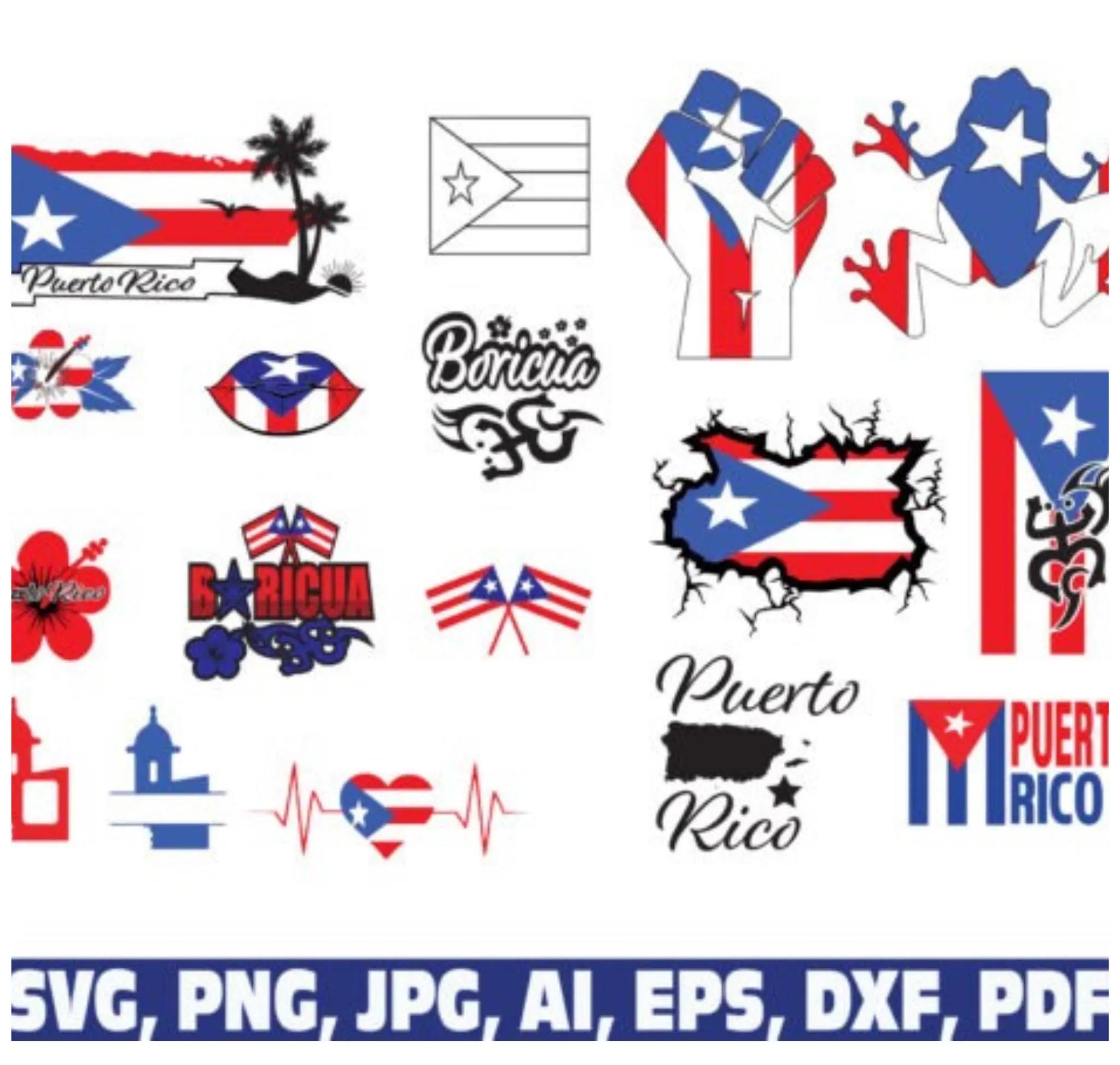 Puerto Rico Svg, Puerto Rico Flag Svg, Puerto Rico Flag, Puerto Rican Svg, Puerto Rico Png ...