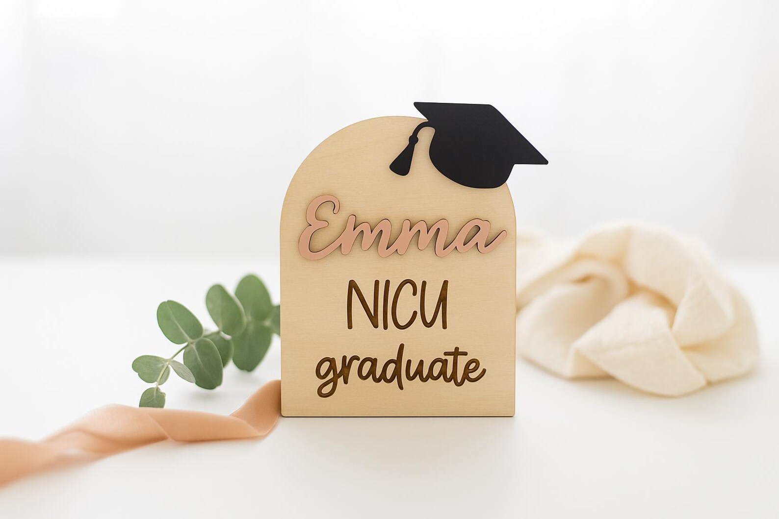 NICU Graduate Sign SVG – Laser Cut Baby Keepsake - Etsy