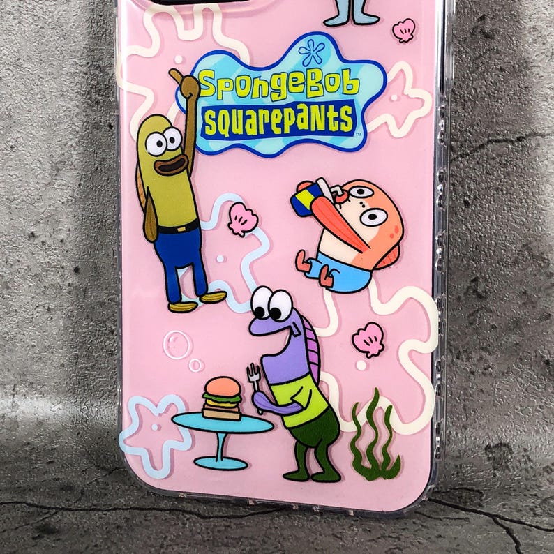Funny Cartoon Fish Meme Phone Case Rotating Finger Grip Shockproof ...