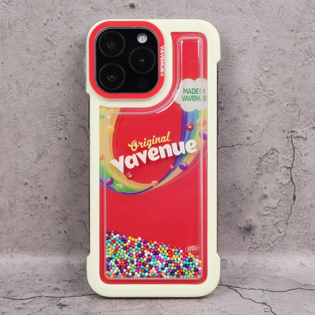 Retro Bubble Candy Shaking iPhone Case Aesthetic Rainbow Beads Glossy ...