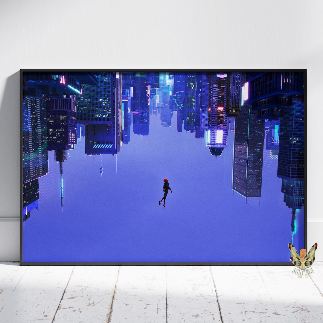 Spider-man: Into the Spider-verse Poster | Miles Morales Wall Art ...