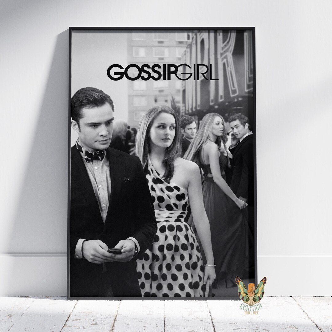 Gossip Girl Poster | Serena Van Der Woodsen Wall Art | Unframed Canvas ...