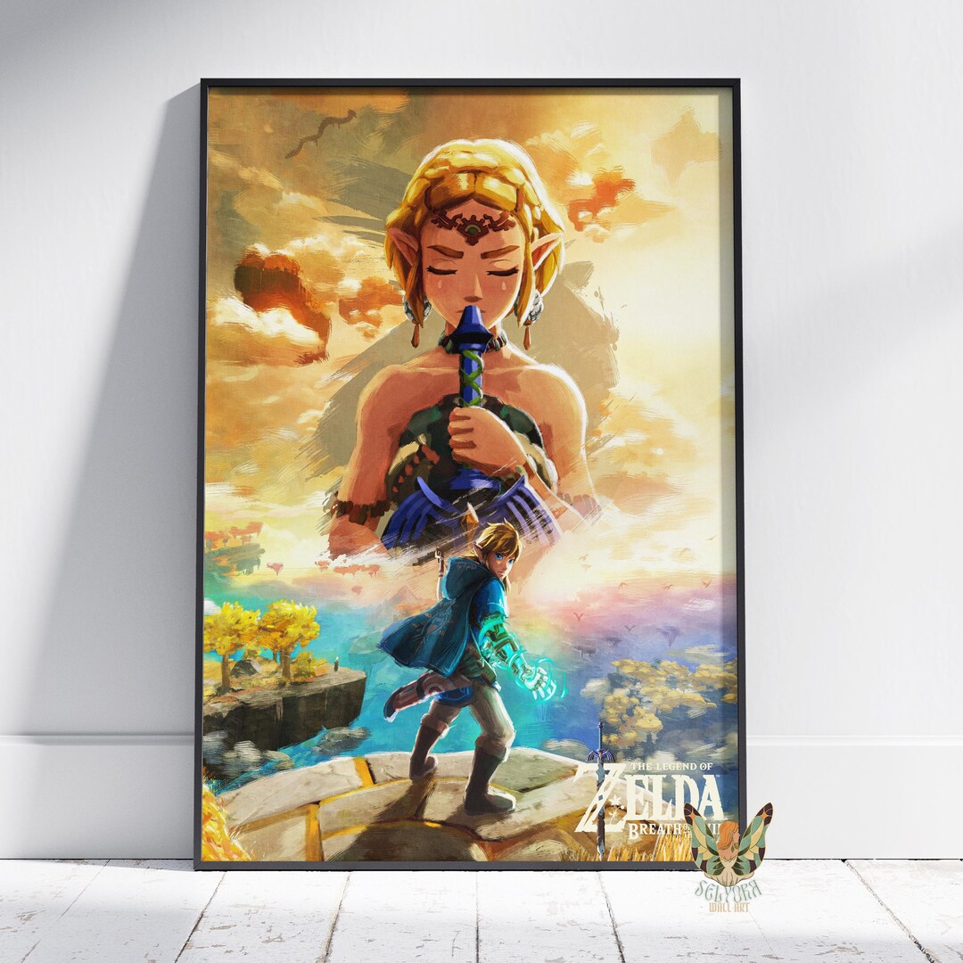 The Legend of Zelda Poster | Breath of the Wild Wall Art | Unframed ...