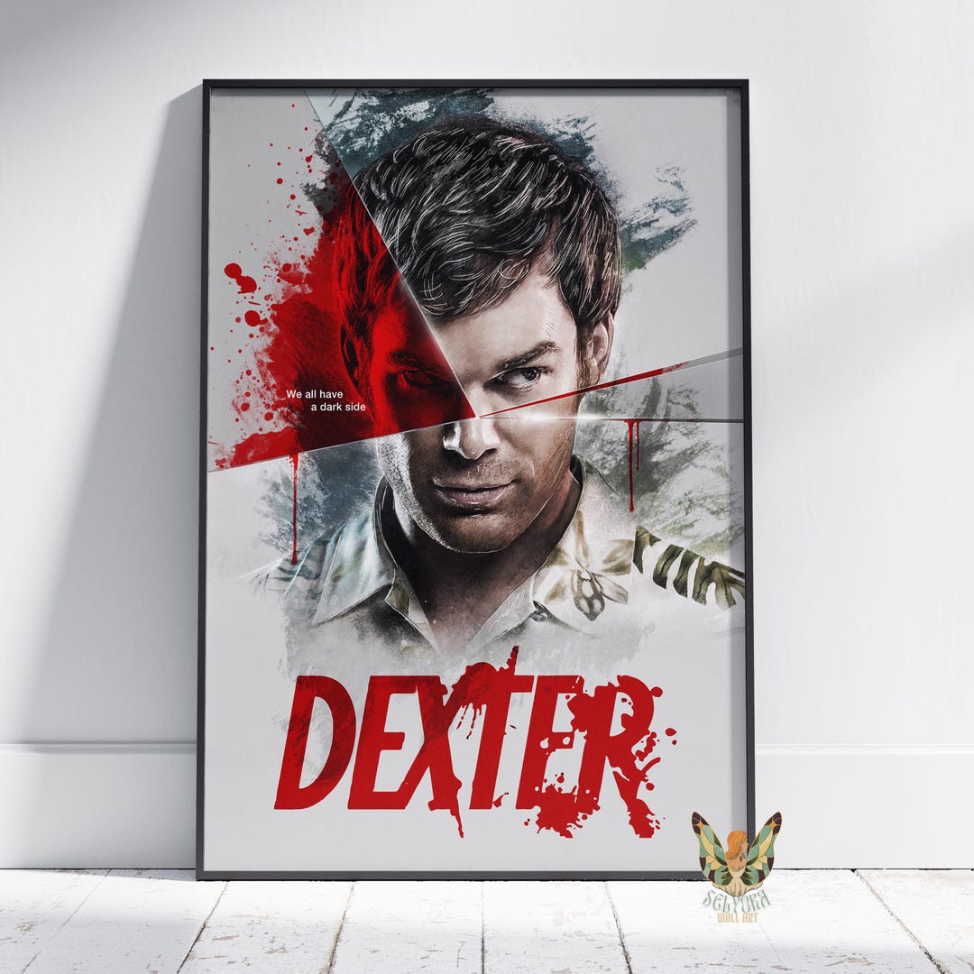 Dexter Poster | Dexter Morgan Wall Art | Unframed Canvas Print | Gift ...