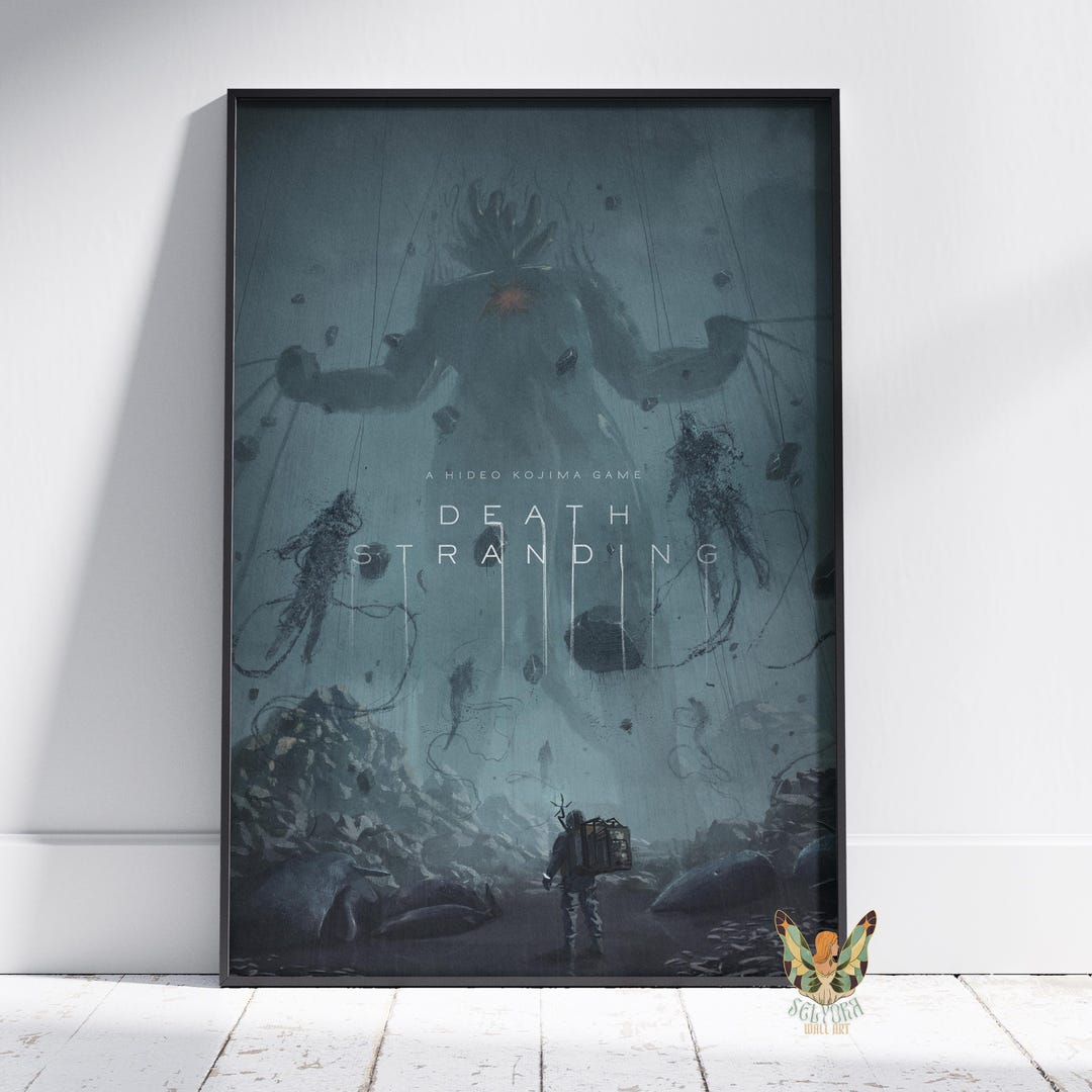 Death Stranding Poster | Sam Wall Art | Unframed Canvas Print | Gift ...