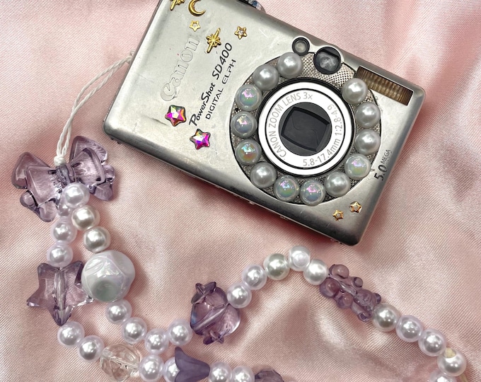 Canon Powershot SD 400 Digital Elph Y2k Aesthetic Decorated Digicam ...
