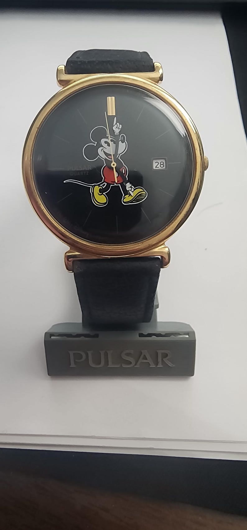 Vintage Pulsar Mickey Mouse Watch - Etsy