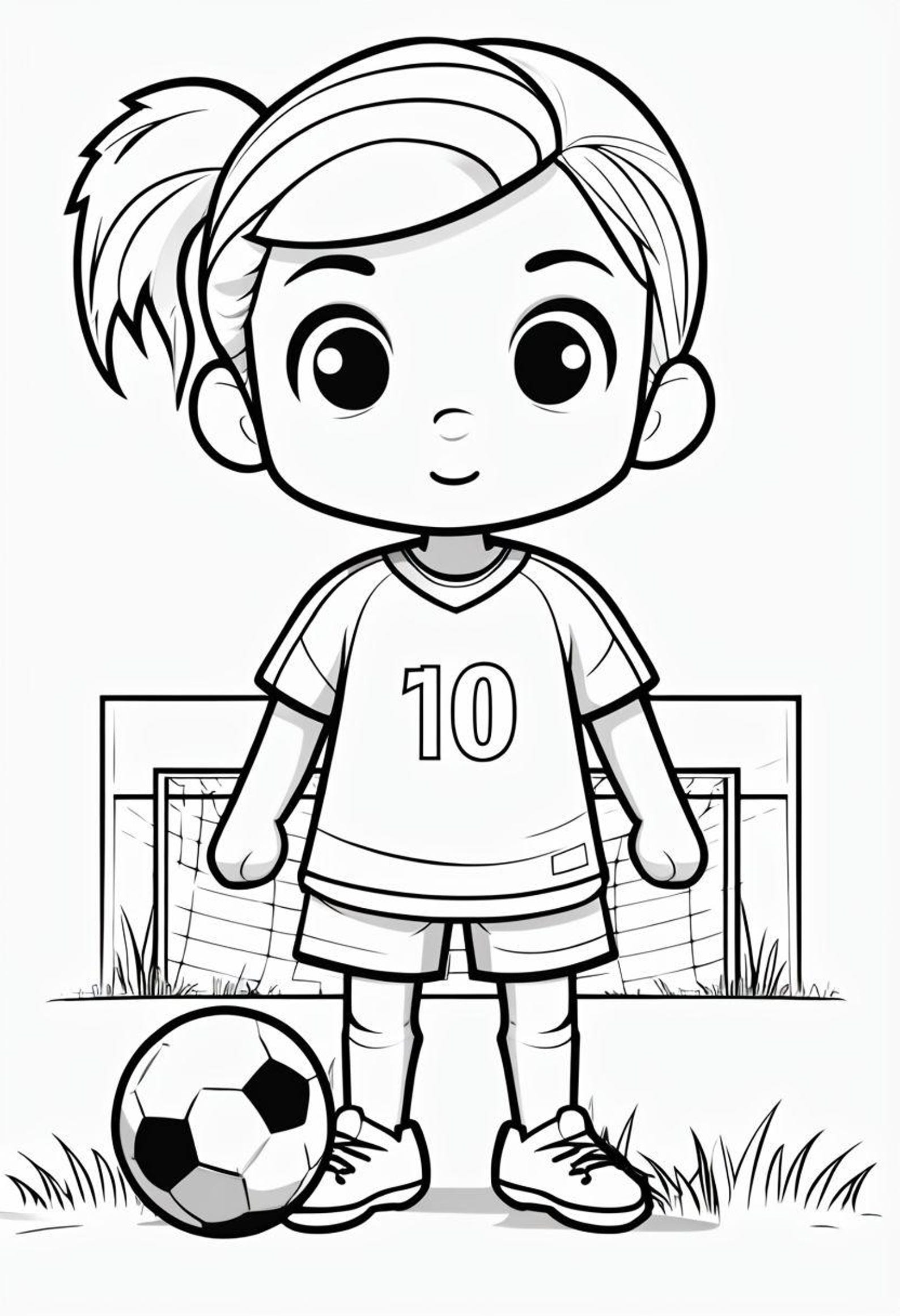 Soccer Coloring Book for Kids - Etsy