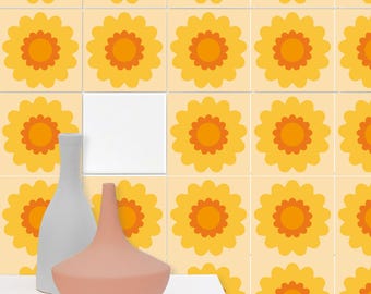 Pop Cells Tile Stickers, Wall Tile Decal, Peel and Stick Vinyl Tile ...