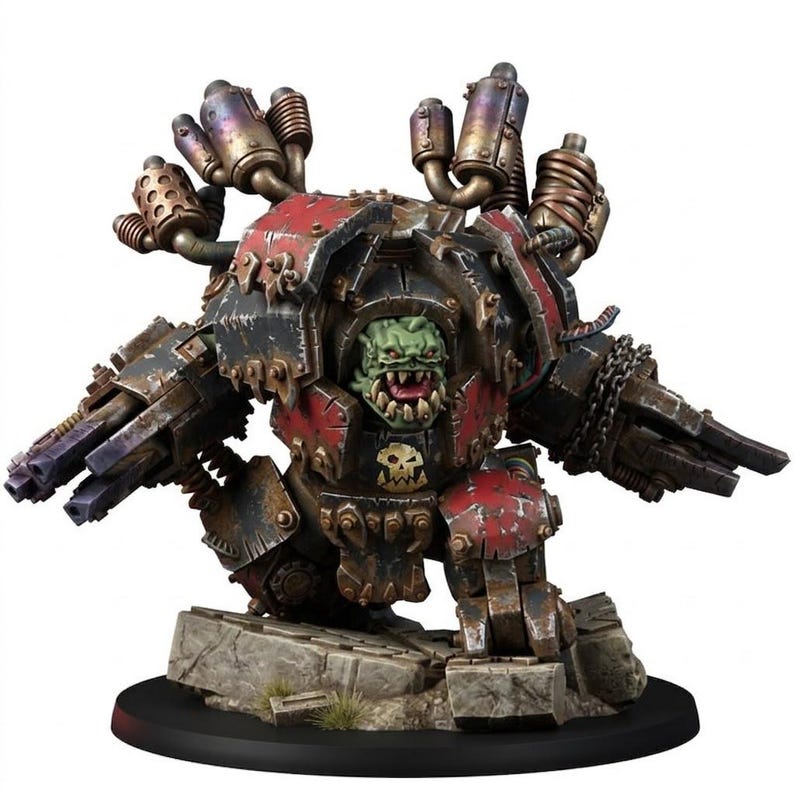Ork Grand-o-warboss | 14k Resin Miniature | Supreme Orc Boss Proxy ...