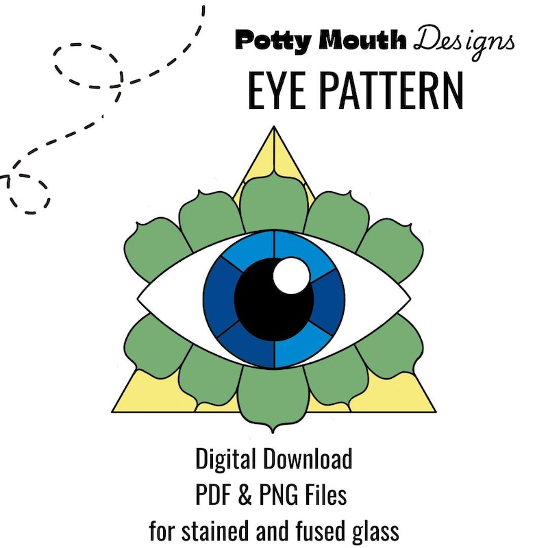 Evil Eye Stained Glass - Etsy Denmark