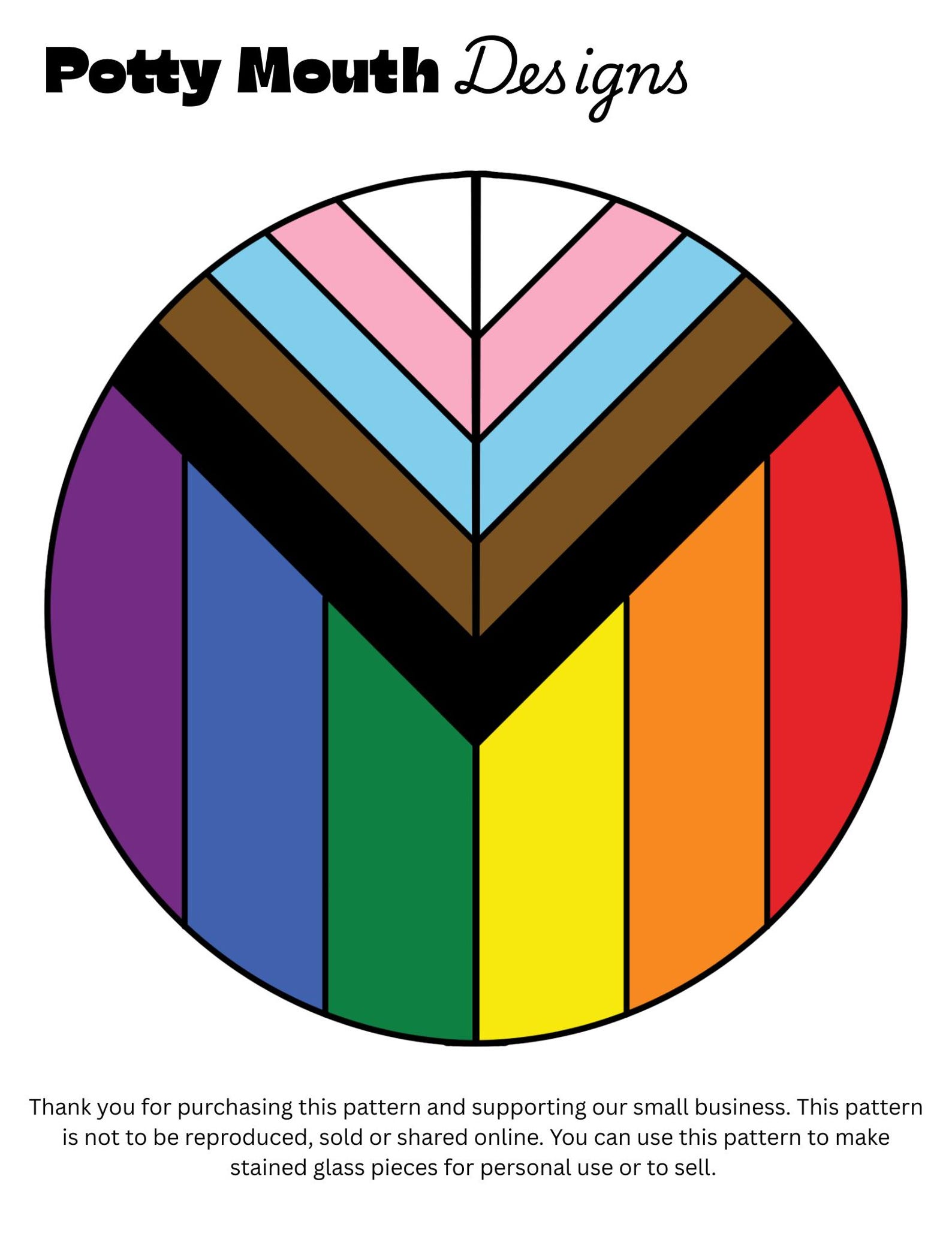 Stained Glass Pride Flag, Stained Glass Gay Pride Pattern, Digital ...
