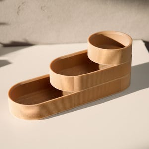 Desk Organizer Stackable Office Storage Desk Tray Set Modular Desk ...