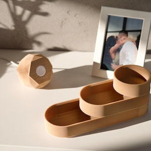 Desk Organizer Stackable Office Storage Desk Tray Set Modular Desk ...