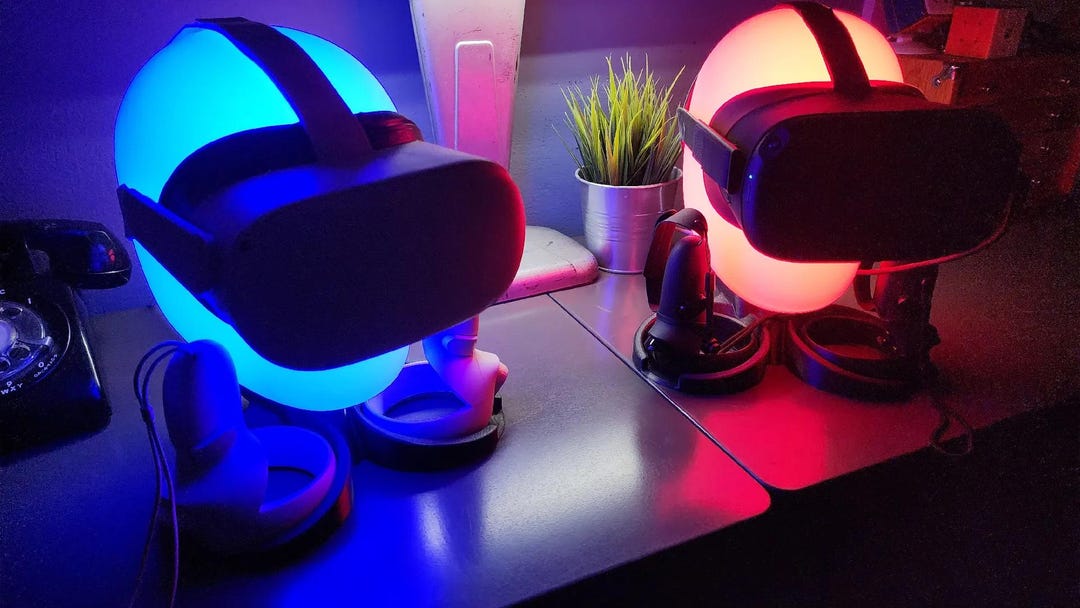 Oculus Iskarna Stand – Transform Ikea Iskarna LED Light Into VR Headset ...