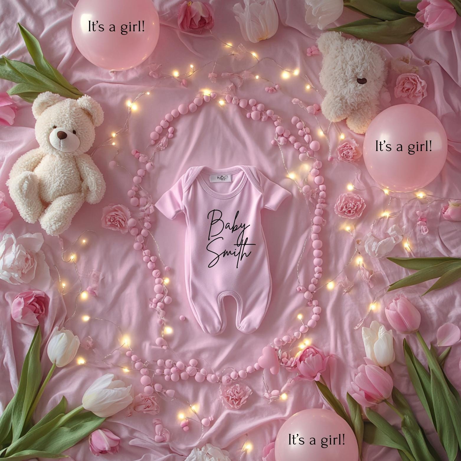 Digital Pregnancy Announcement, Baby Girl Reveal Social Media, Gender ...