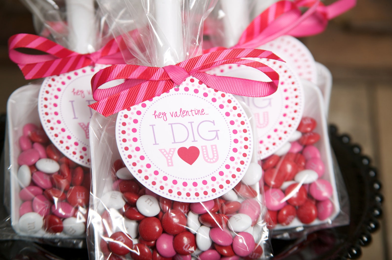 Valentine's Day Label, Tag, Sticker - Printable - Hey Valentine...i Dig ...