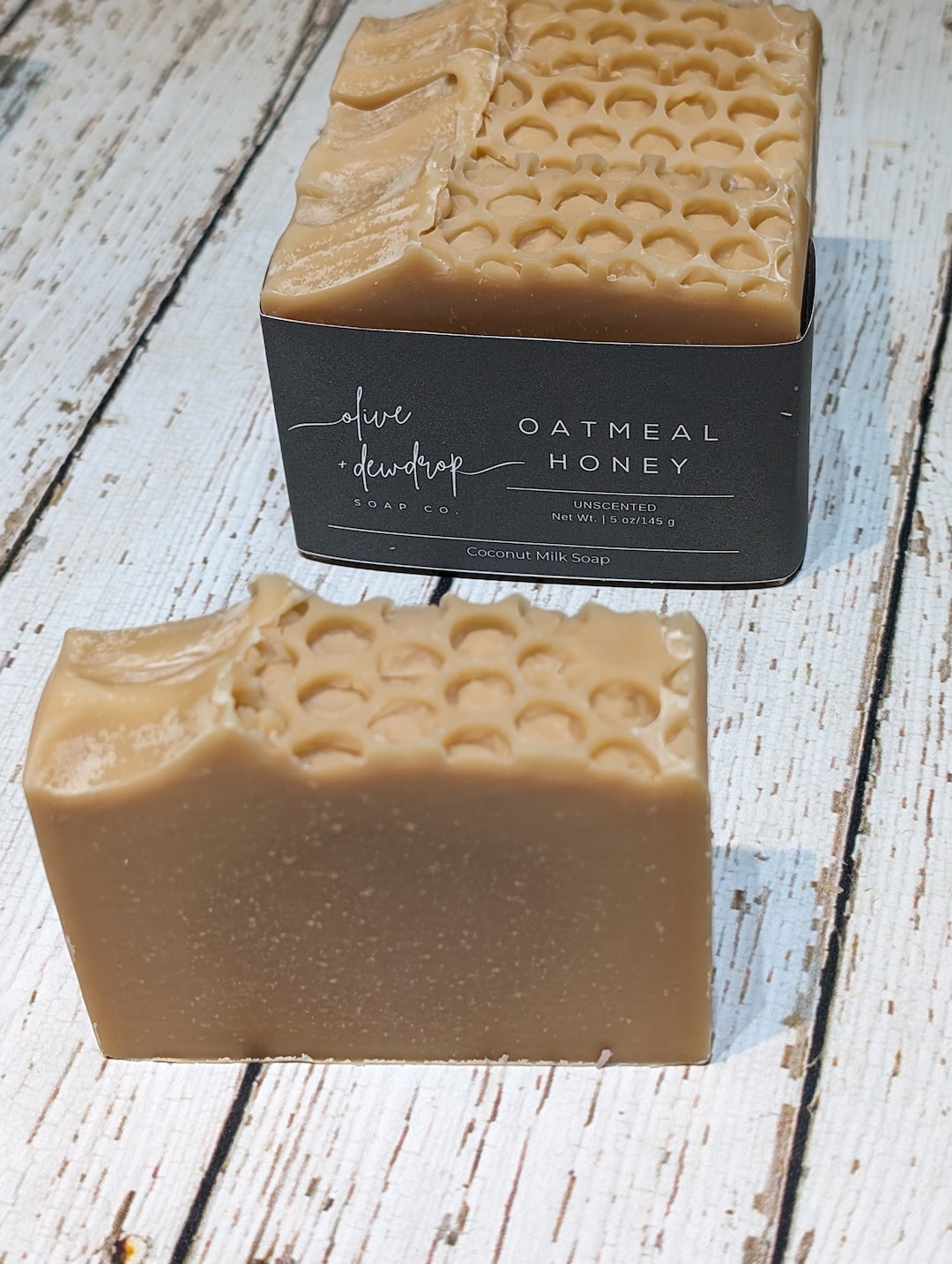 Oatmeal Honey Soap | Coconut Milk Soap | Unscented Soap | Artisan Soap ...