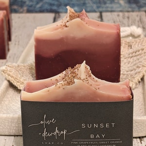 Sunset Bay Soap Cocoa Butter Soap Artisan Soap Handmade Soap Cold ...