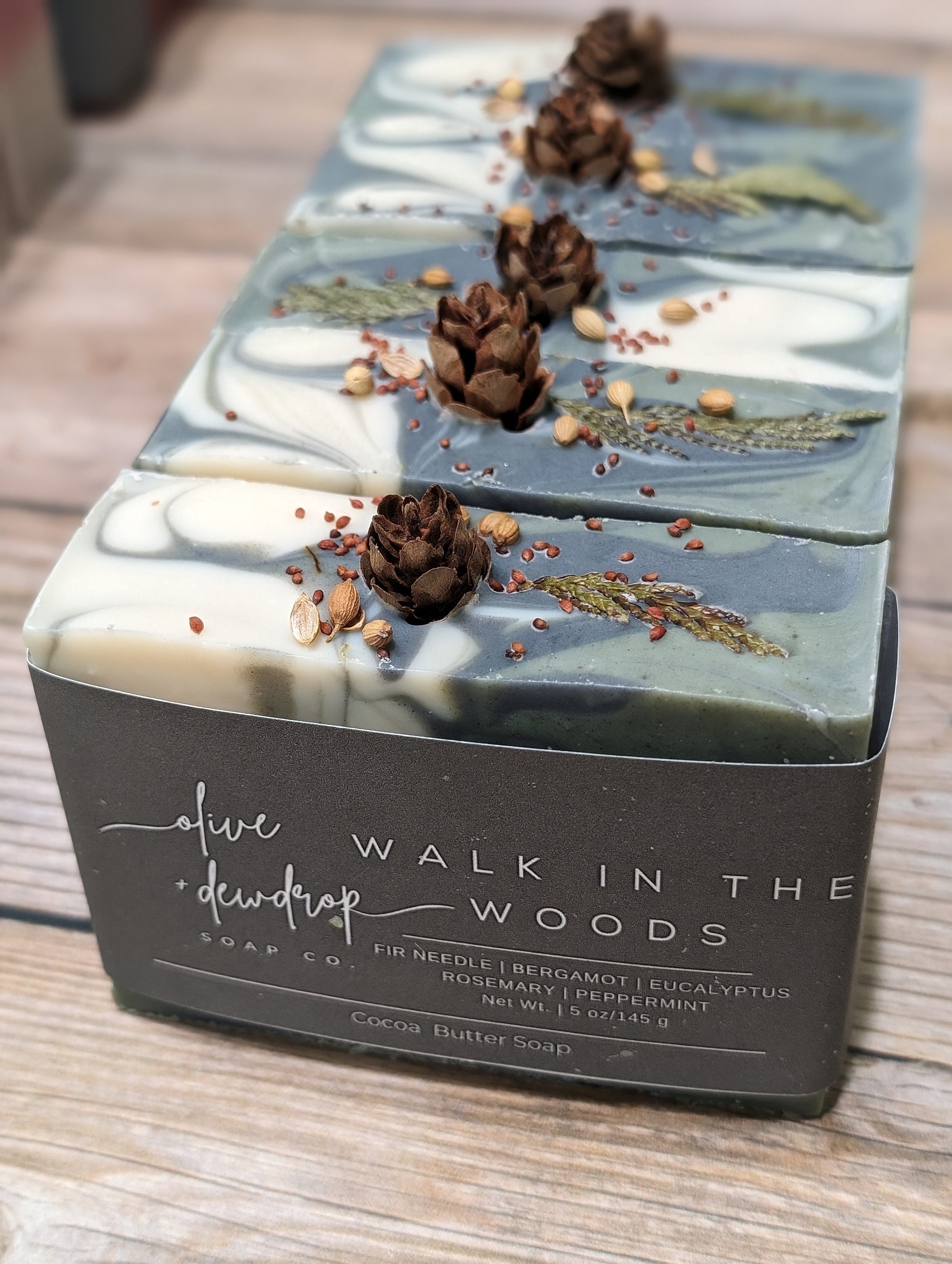 Walk in the Woods Soap | Cocoa Butter Soap | Fall Soap | Holiday Soap | Artisan Soap | Handmade ...