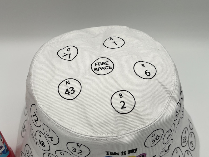Bingo Bucket Hat: Customizable Cotton Coverall Hat With Dauber - Etsy