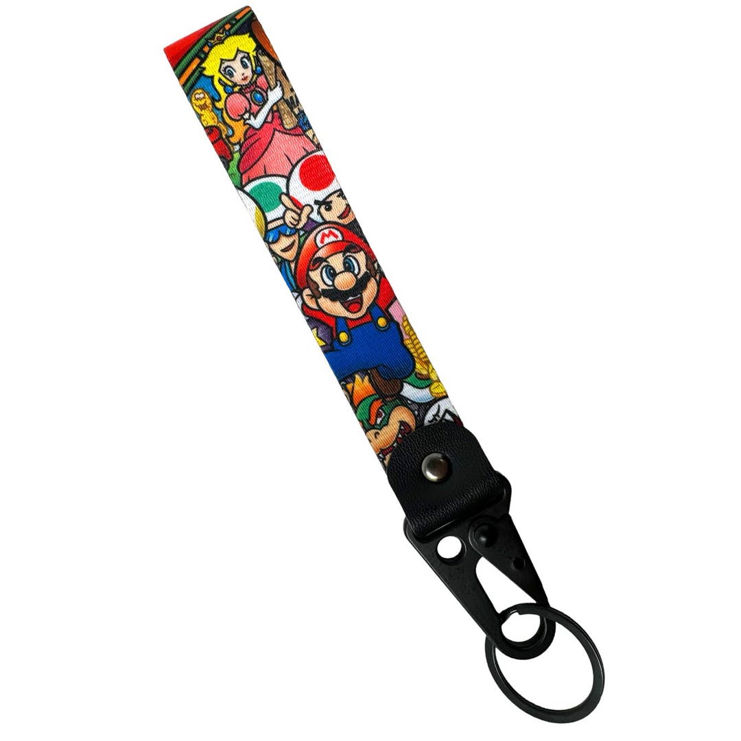 Super Mario, Princess Peach, Bowser, Toad, Nintendo Mascots Keychain ...