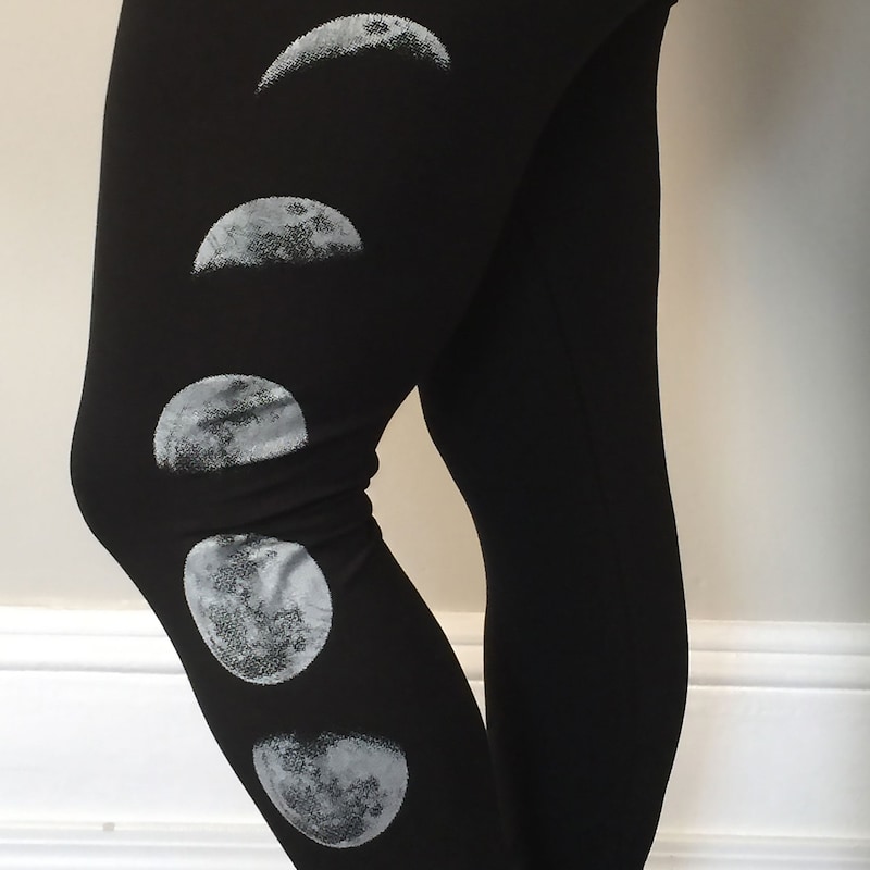 Moon Phase Leggings - Etsy