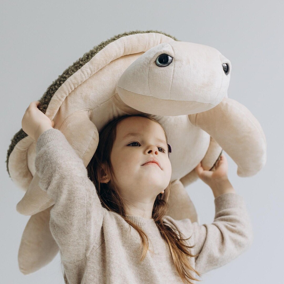 Turtle Stuffed Plush | Soft Turtle Plushie | Cuddle Toy | Turtle Lovey ...