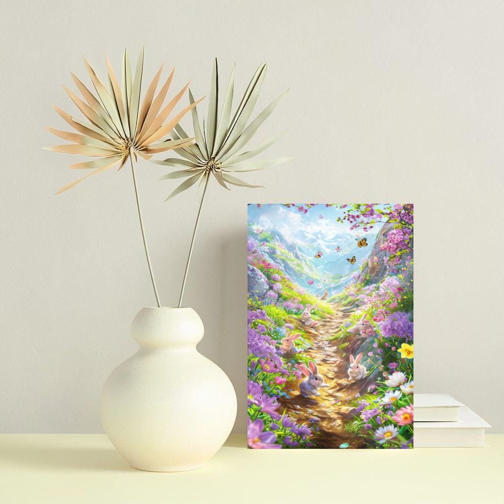 Spring Digital Print, Easter Wall Art, Spring Wall Art Digital, Pastel ...