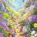 Spring Digital Print, Easter Wall Art, Spring Wall Art Digital, Pastel ...