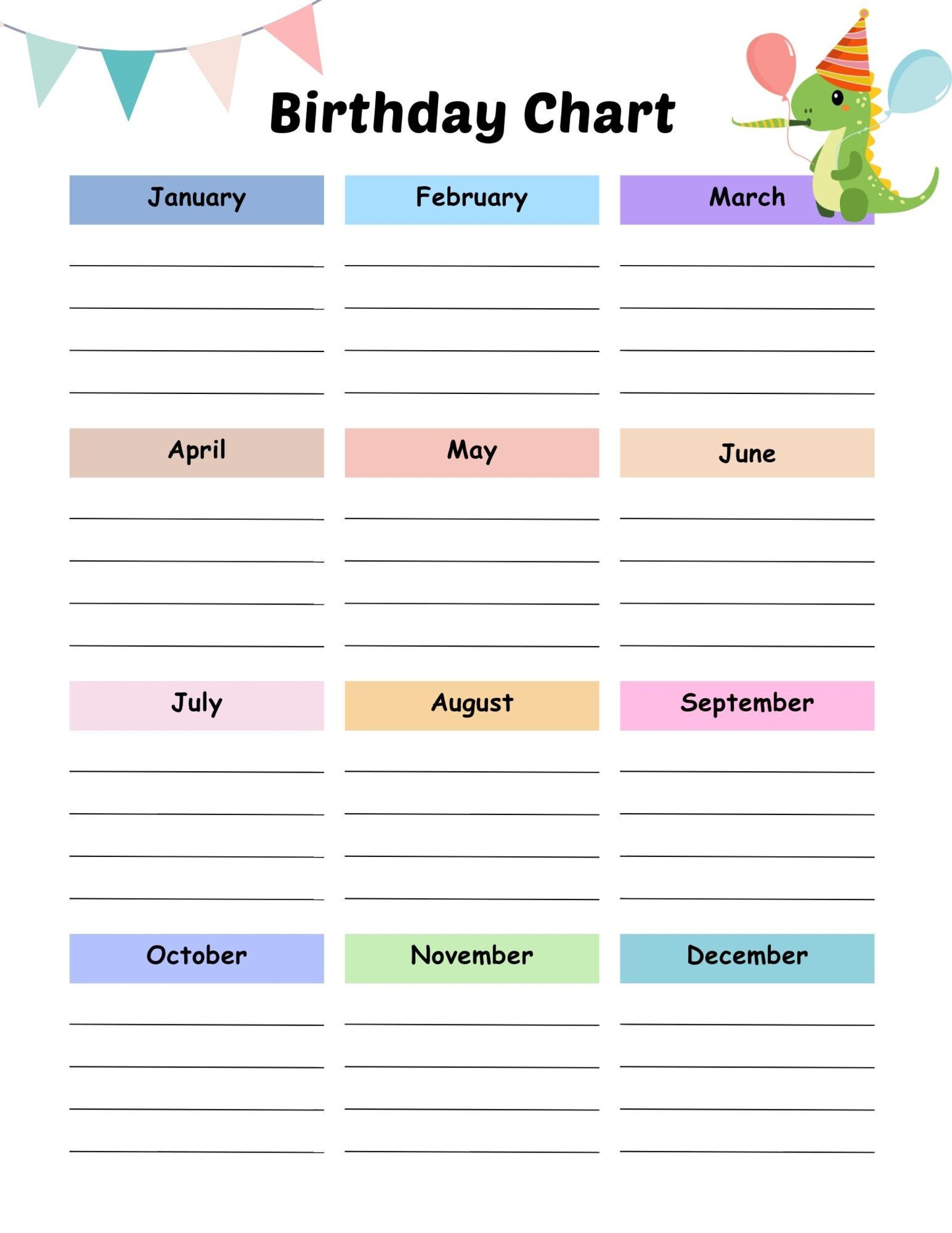 Dino Duties Chore Chart – Printable Dinosaur-themed Planner for Kids - Etsy
