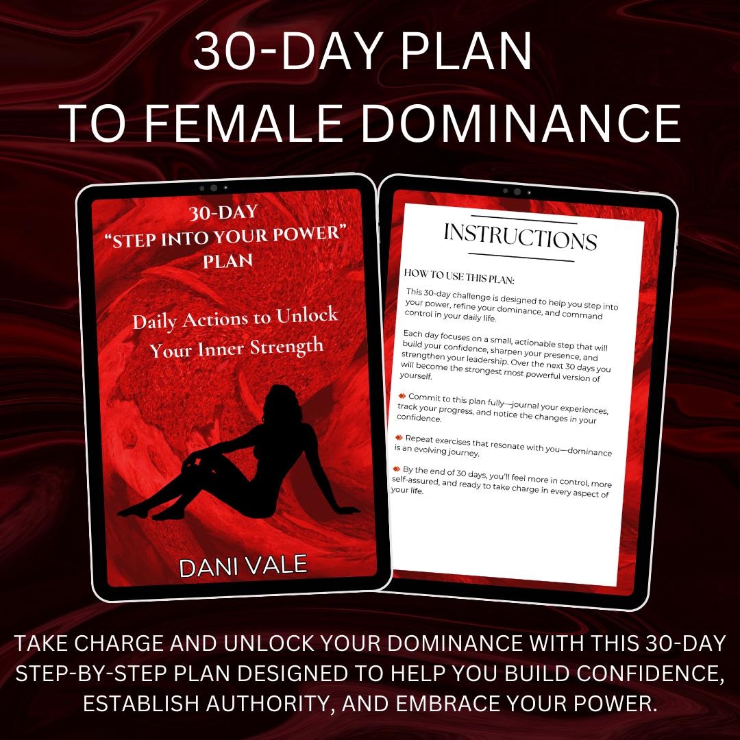 30-day Femdom Confidence Plan | Step Into Your Power | Dominant Mindset & Training Guide ...